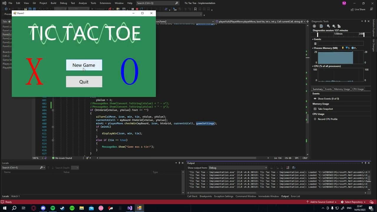 Tic Tac Toe - Program Walkthrough - YouTube
