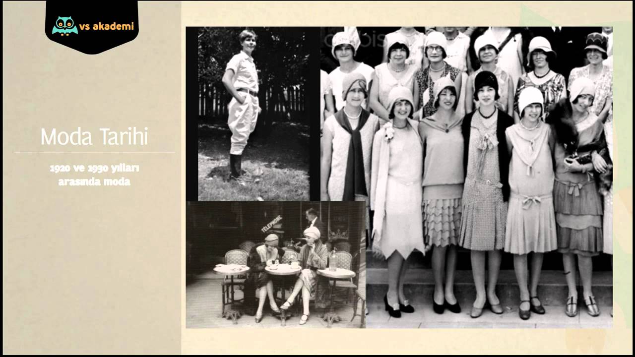 03. Moda Tarihi 1920 30lar - YouTube