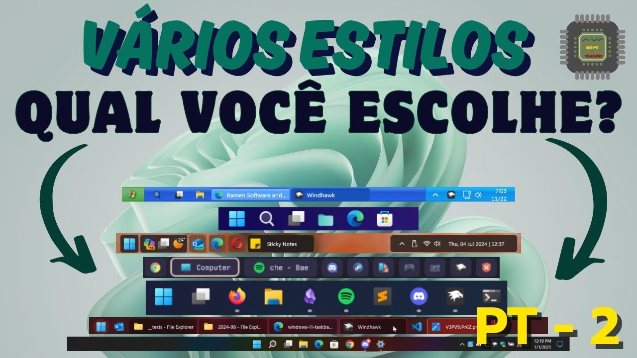Aprenda a DEIXAR Seu WINDOWS MUITO MAIS BONITO I BARRA DE TAREFAS ...