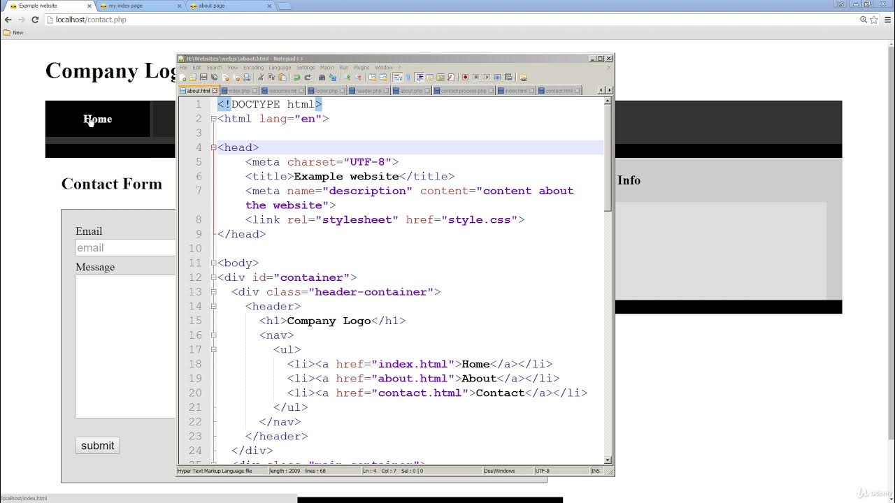 Build A Website Html5 Css3 Beginner Course Youtube