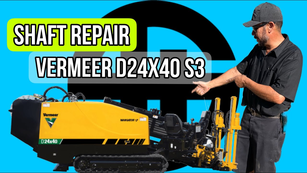 On-Site Drill Box Inner Shaft Repair on a Vermeer D24x40 S3 - YouTube