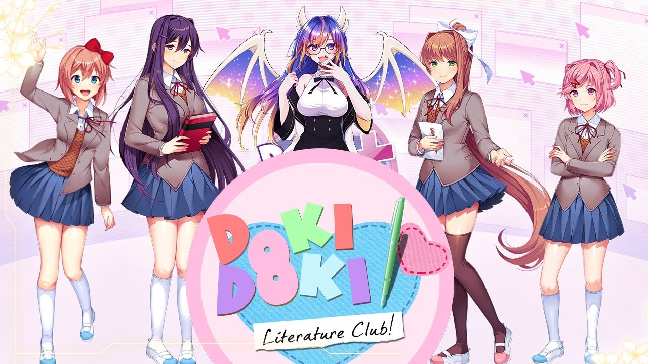 Doki Doki Literature Club [1] oh boy! cute girls~ 「 Akariteru Ch. 」 - YouTube