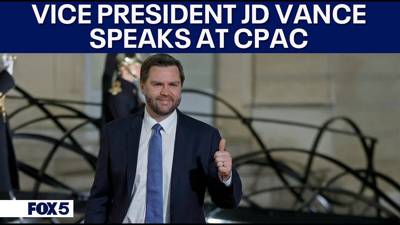 LIVE: Vice President JD Vance speaks at CPAC - YouTube