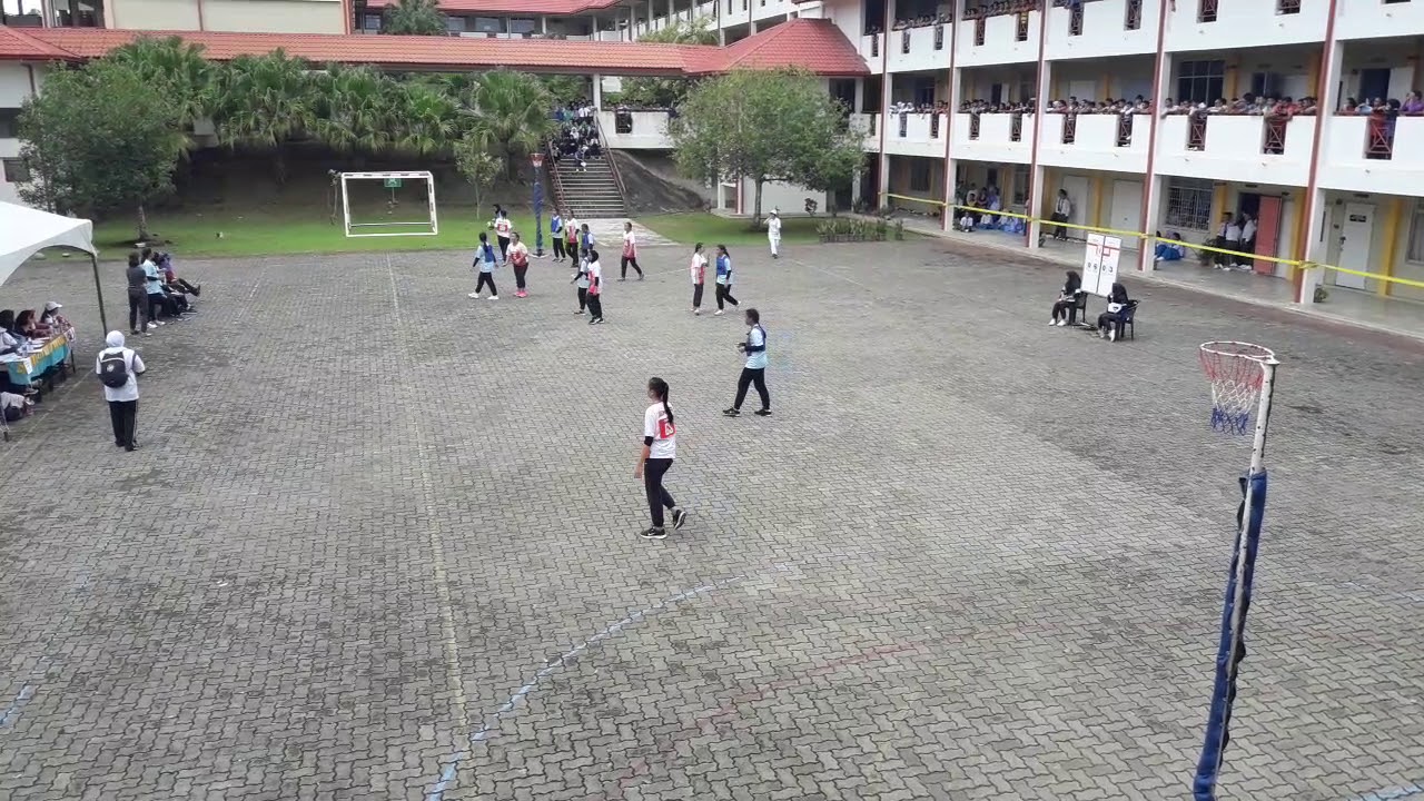 BOLA JARING( NETBALL ) DAERAH RANAU 2018 - YouTube