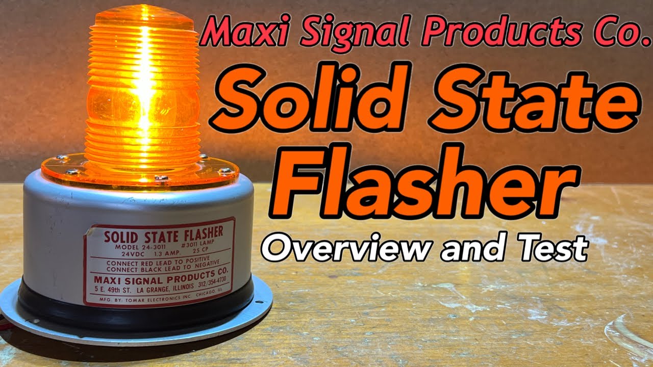 Maxi Signal Products Co. Solid State Flasher | Overview and Test - YouTube