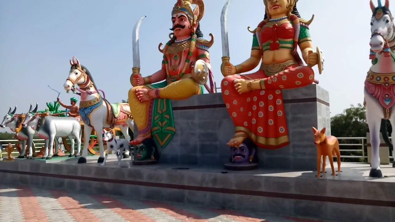 Perundurai railway station nearby temple - YouTube