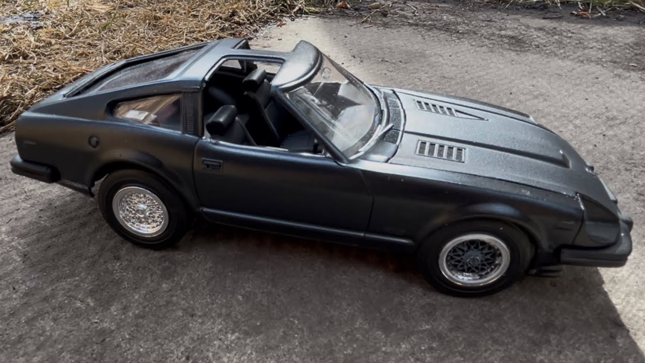 Custom built 1981 Datsun 280ZX Turbo model kit - YouTube