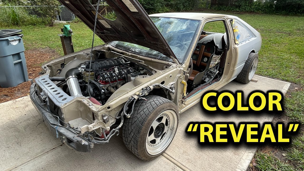 Color reveal! V8 swapped Honda - YouTube