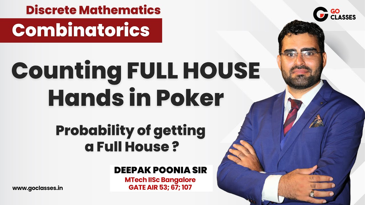 Counting FULL HOUSE Hands in Poker | Combinatorics - YouTube