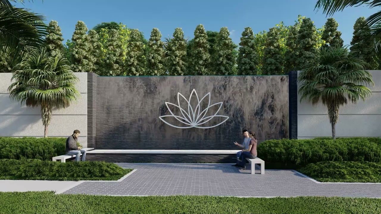 The Community Entrance at Lotus Palm in Boca Raton, Florida | Animation ...