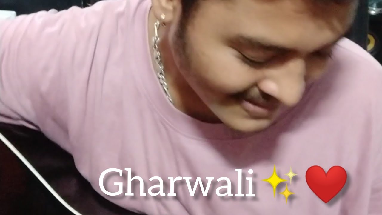 Gharwali old song || Narendra singh Negi | guitar cover by Sanjeev Shah ...
