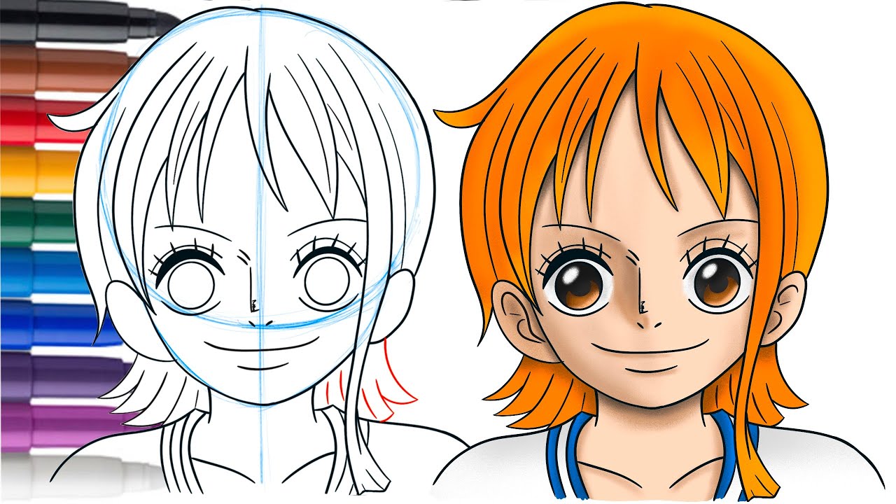 Comment apprendre à dessiner NAMI / ONE PIECE étape par étape ...