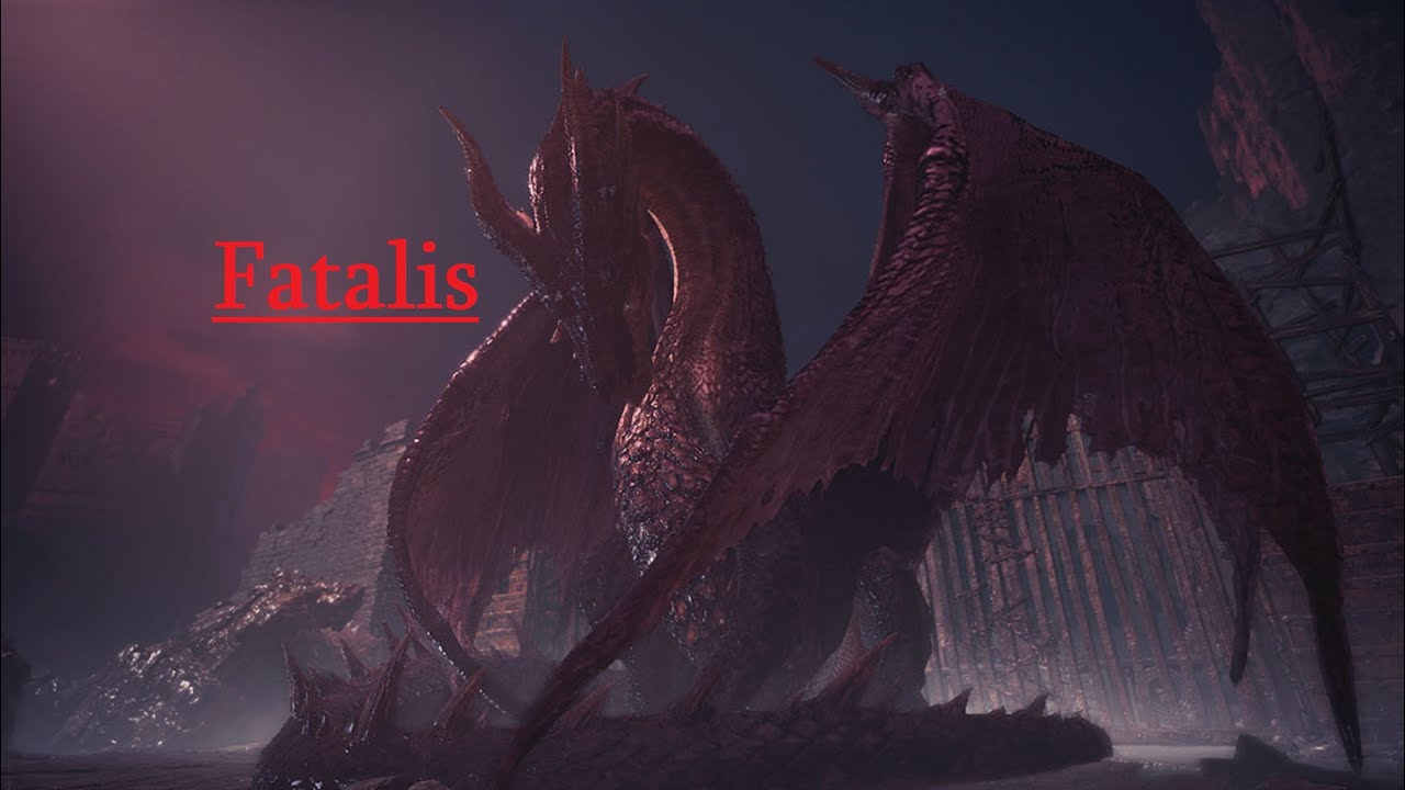 「Monster Hunter World - Iceborne PC 」Fatalis Solo *Dual Blades* - YouTube