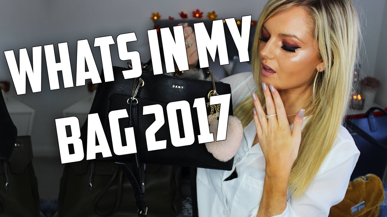 WHATS IN MY BAG 2017 / MY BAG COLLECTION! | CHLOE SUMNER - YouTube