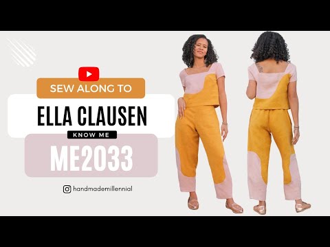 Know Me Sewing Pattern ME2033 Misses’ Crop Tops and Trousers - Sewdirect