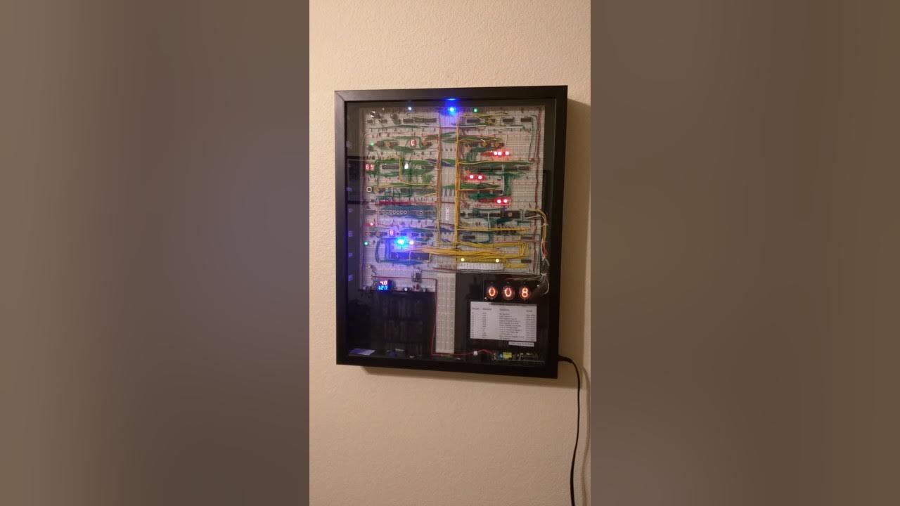 My 8-bit TTL computer build - YouTube