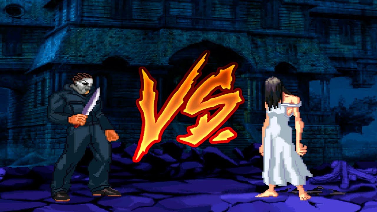 Mugen Michael Myers VS Ella Horror Fight - YouTube