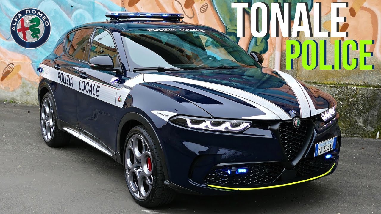The First Alfa Romeo Tonale Police SUV Is Here To Put A Stop To Crime ...