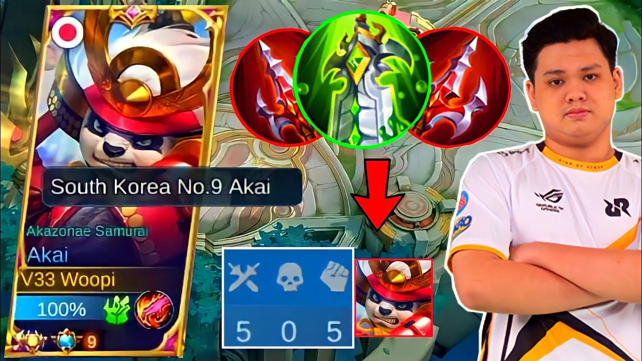 RRQ ALBERT NEW REVAMP AKAI JUNGLER BUILD! (PRO BUILD) | AKAI TOP 1 ...