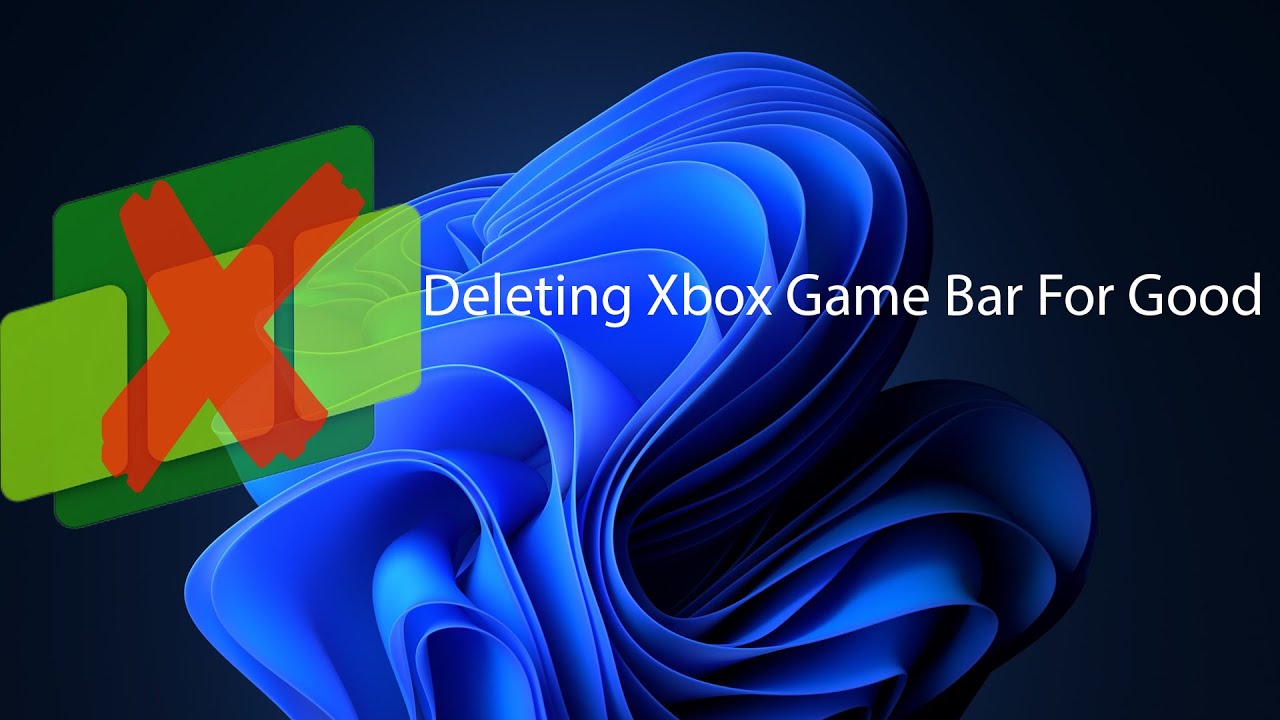 How to Delete Xbox Game Bar on Windows 10 & 11 - Full Tutorial - YouTube