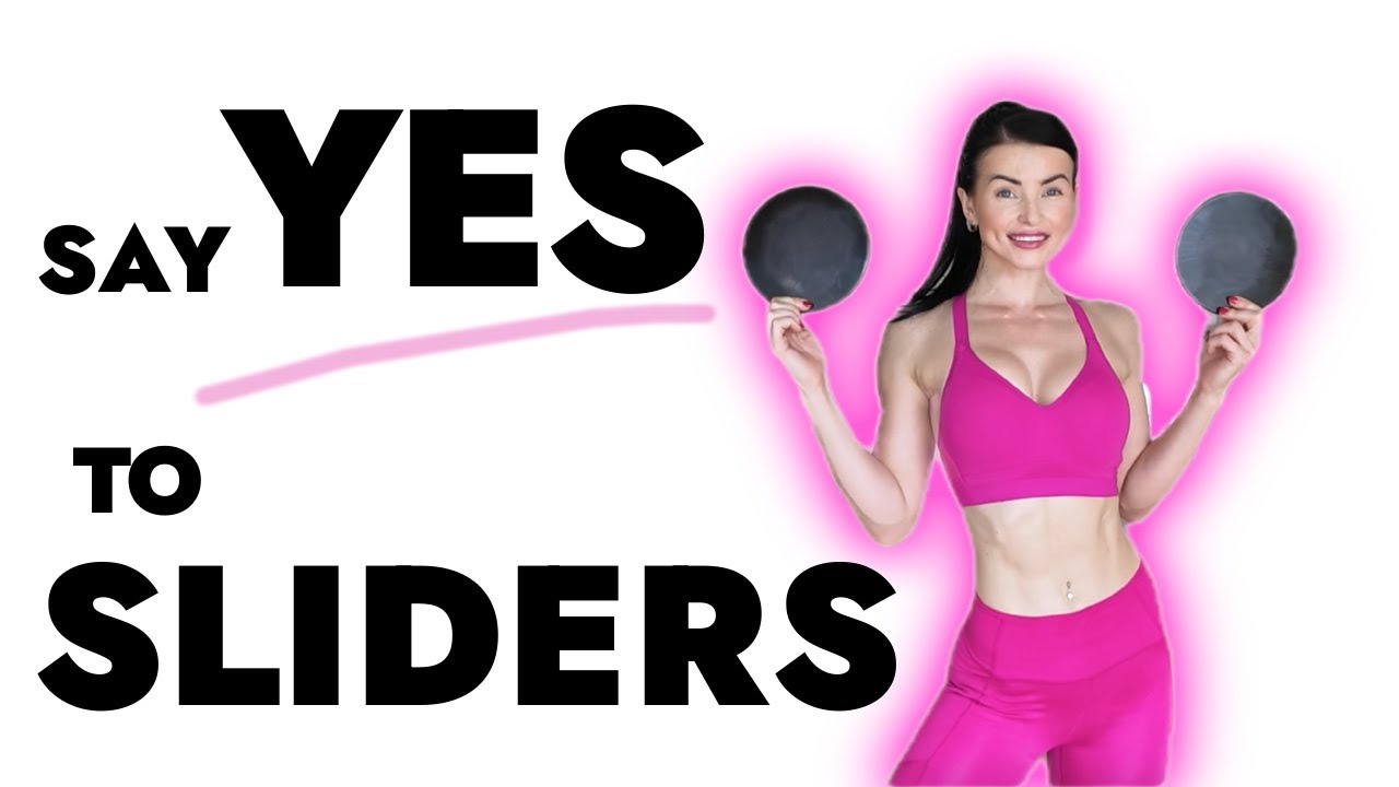 At-Home Leg Day Using Sliders | Beginner Sliding Disc Workout - YouTube