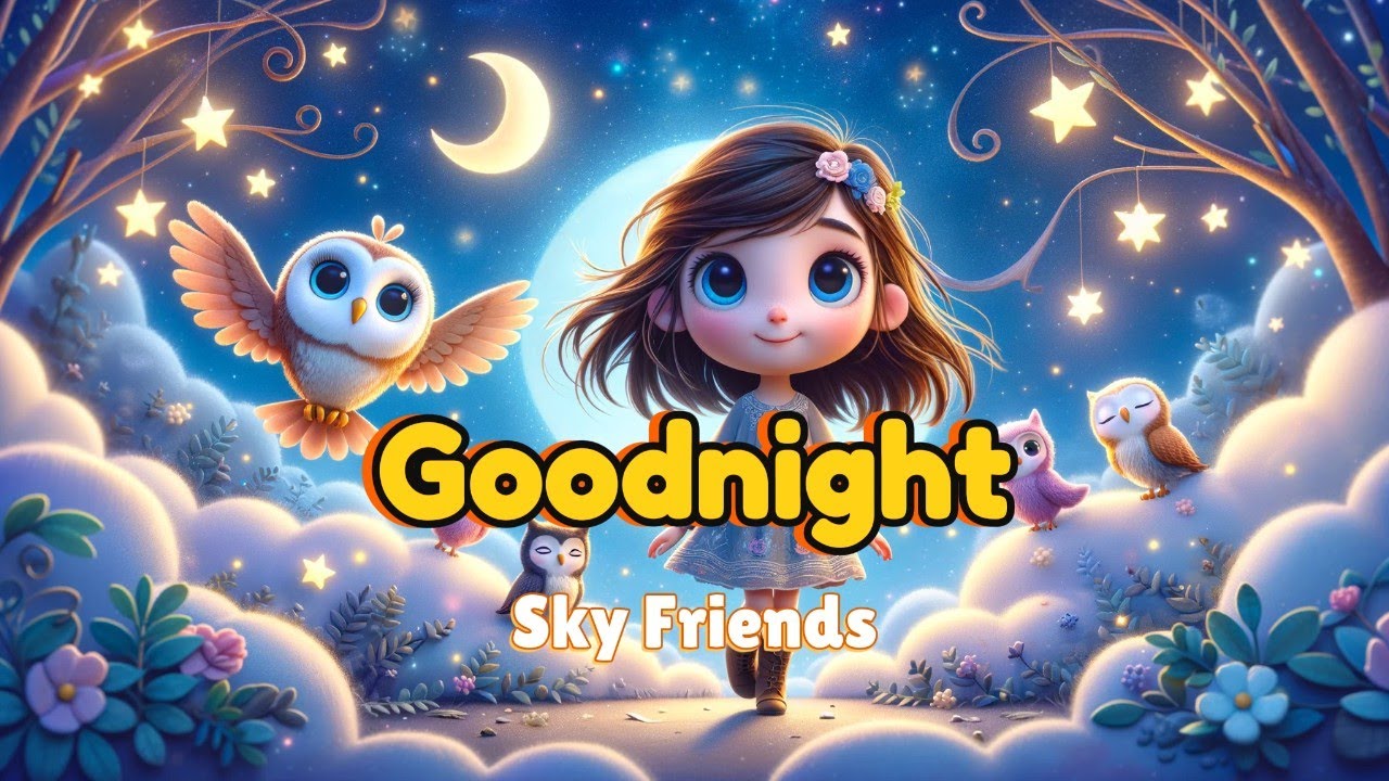 Goodnight, Sky Friends Coziest Bedtime Tale for Toddlers with Gentle ...