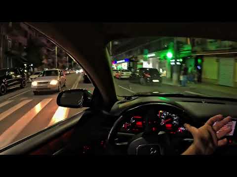 AUDI A8 D3 POV RELAX DRIVE IN NIGHT YEREVAN