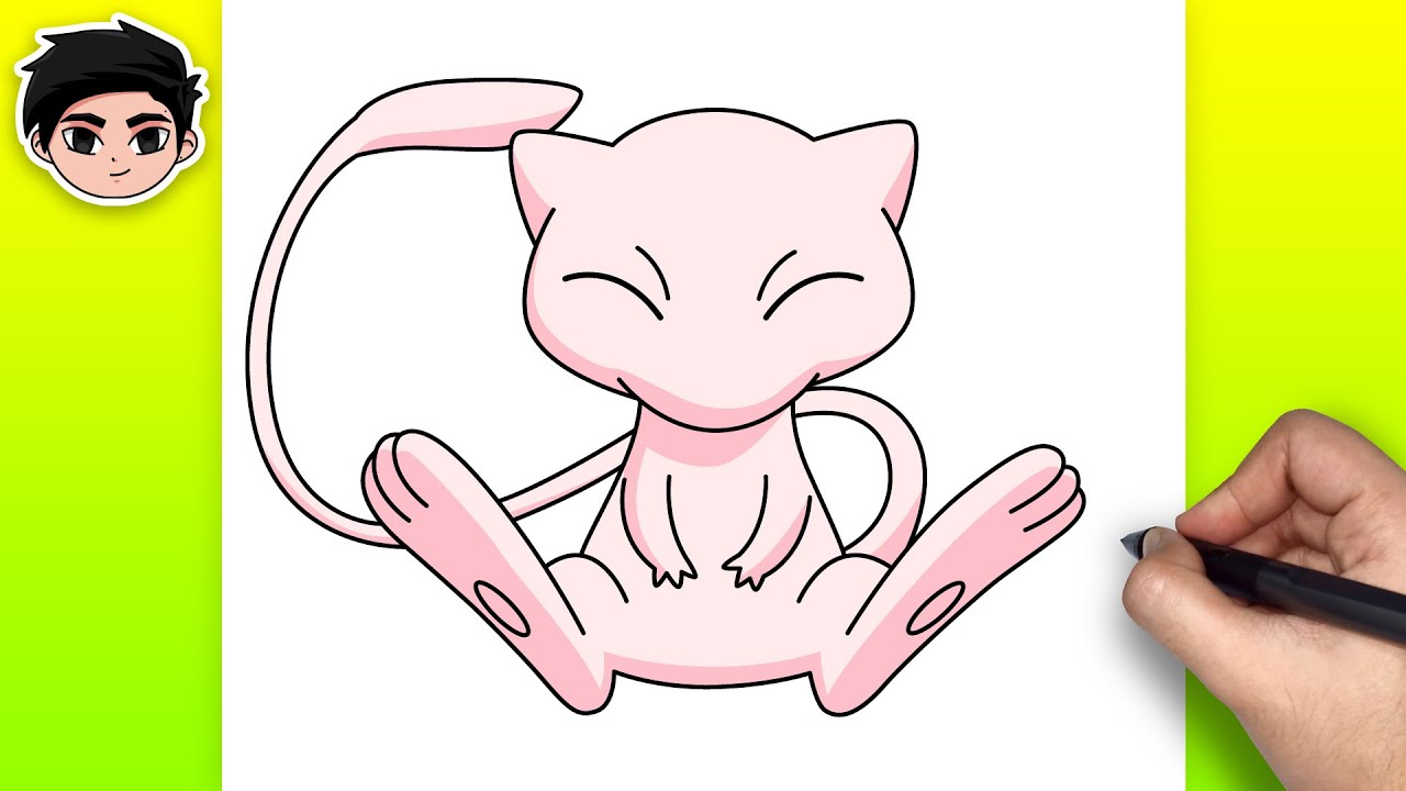 Como Dibujar MEW (Pokemon) - YouTube