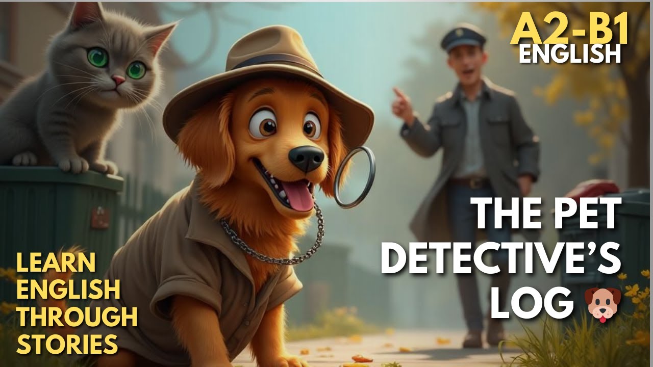 Learn English Through Story | The Pet Detective’s Log 🐶 | A2–B1 ...