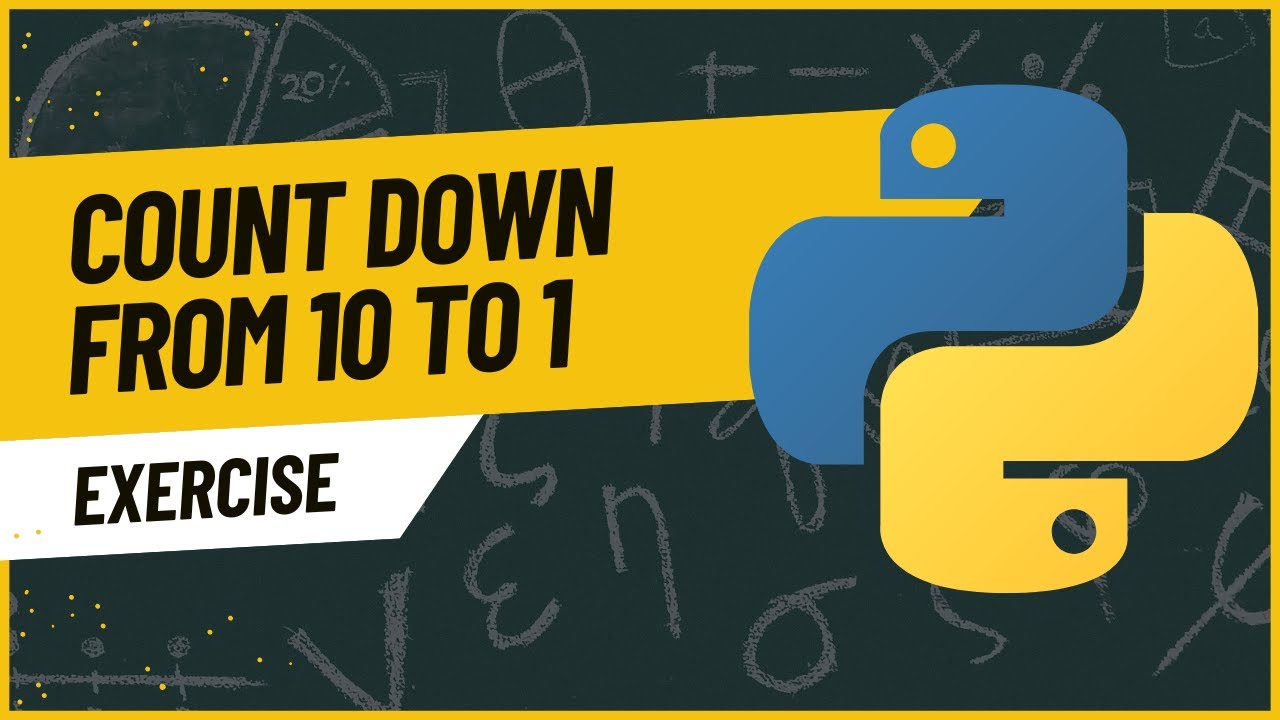 #4 Python for loop example: Counting Down from 10 to 1 | Python Tutorial for Beginners #urdu # ...