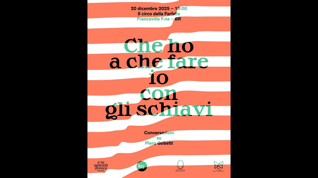 Francavilla F. - Che ho da Fare io con gli Schiavi - 19 Dicembre 2025 ...