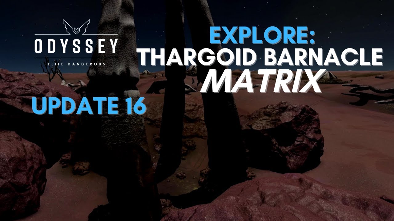 Exploring New Thargoid Barnacle Matrix - The Spears Are Alive | Elite ...