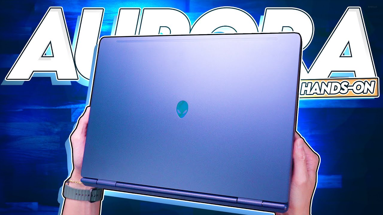 NOVA LINHA de ENTRADA da ALIENWARE?! Hands-on do 16 AURORA 2025! - YouTube