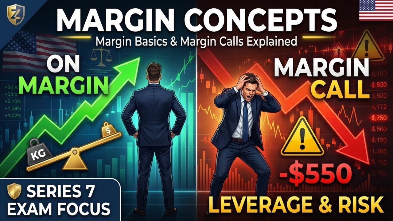 Margin Basics & Margin Calls Explained | Leverage, Risk & Series 7 Exam ...