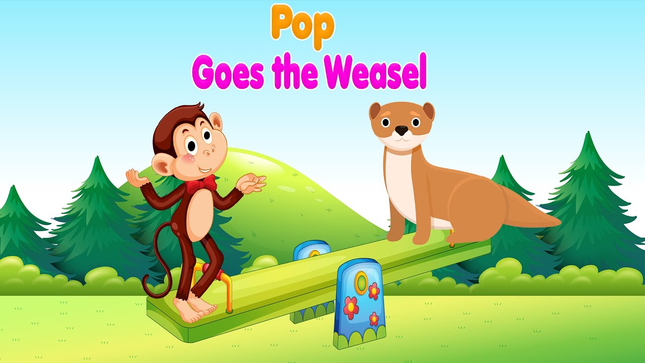 Pop Goes the Weasel With Lyrics And Actions | Nursery Rhymes Box ...