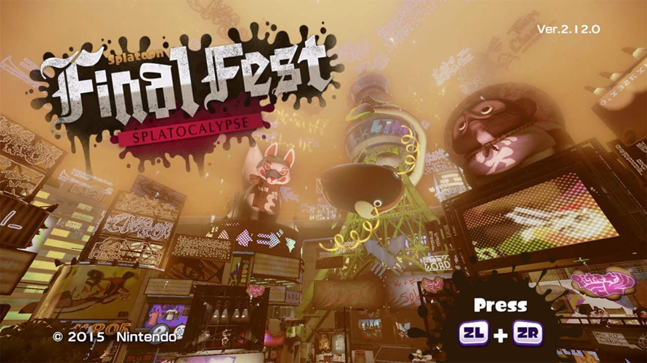 Splatoon 1 Splatocalypse Fest Chaos vs order Stream 1 - YouTube