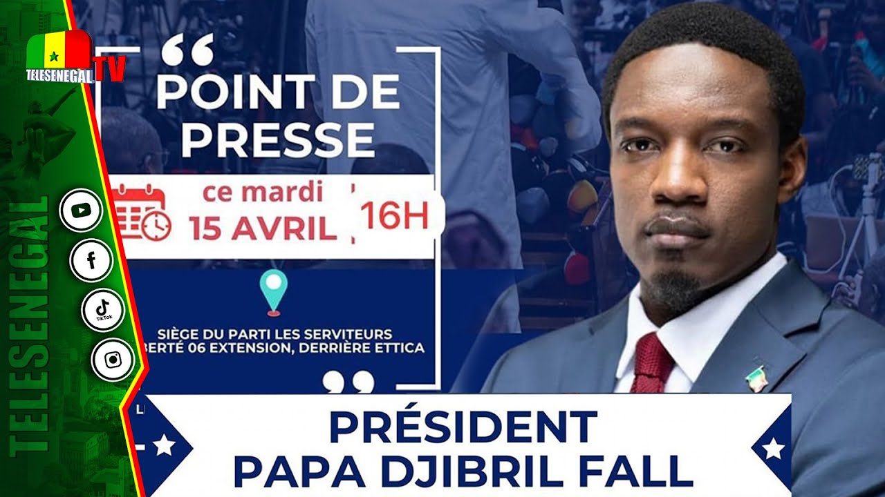 [🔴Direct] Pape Djibril Fall en Point de Presse - YouTube
