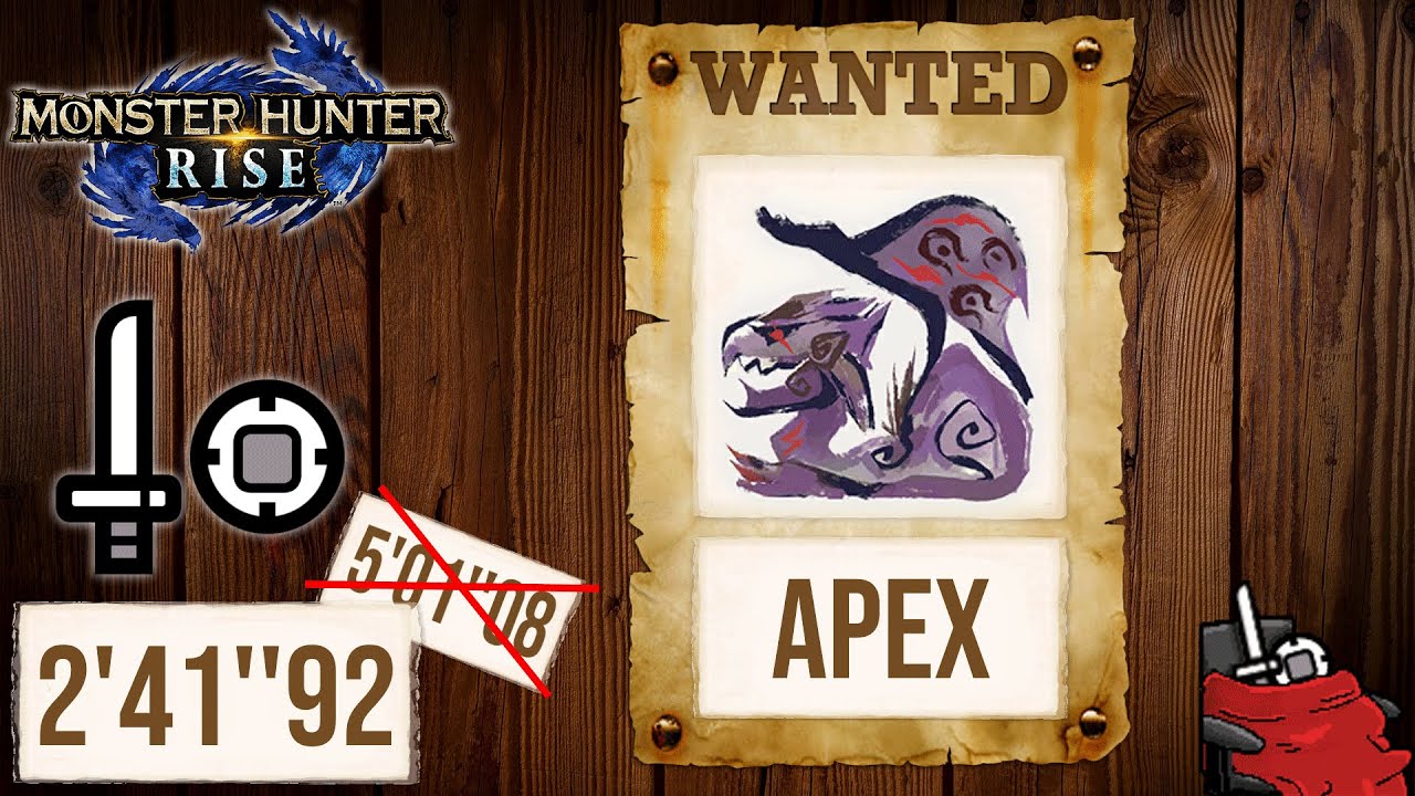 MH Rise | Solo Apex Rathian (Sword and Shield | SnS) - 2'41''92 - YouTube