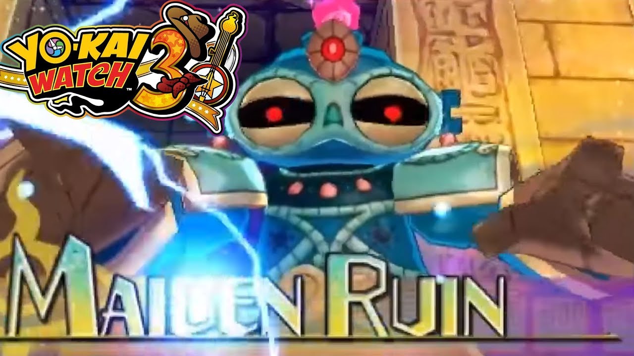 101Leafy Yo-kai Watch 3 — Maiden Ruin's AWFUL Boss Fight - YouTube