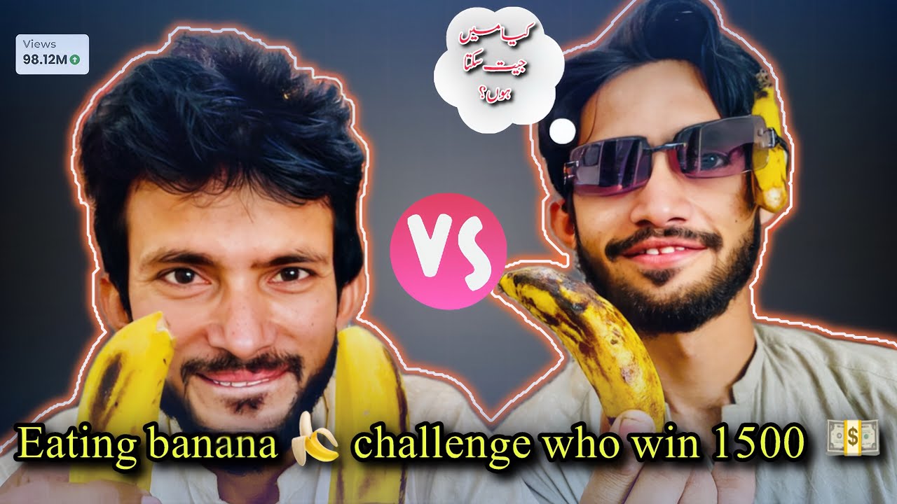 eating 6 banana in 1 minute! 🍌😱|6 Bananas in 1 Minute Challenge ...