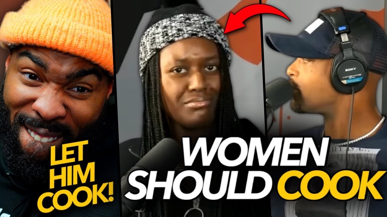 "WOMEN SHOULD COOK" Marquett PERFECTLY Destroys This Womans Logic - YouTube