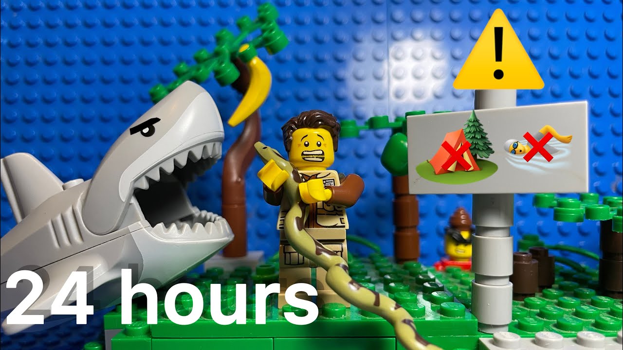 Spending 24 hours on the worlds most dangerous Lego island - YouTube