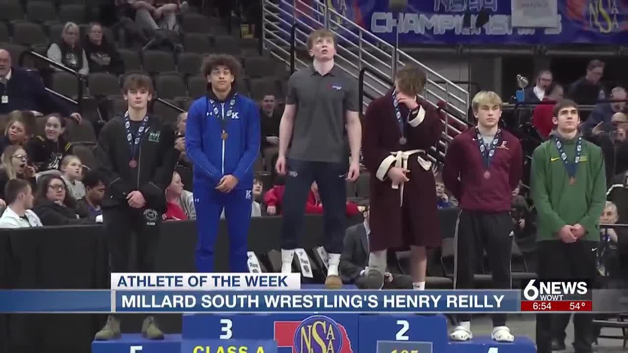 Athlete of the Week: Millard South Wrestling's Henry Reilly - YouTube