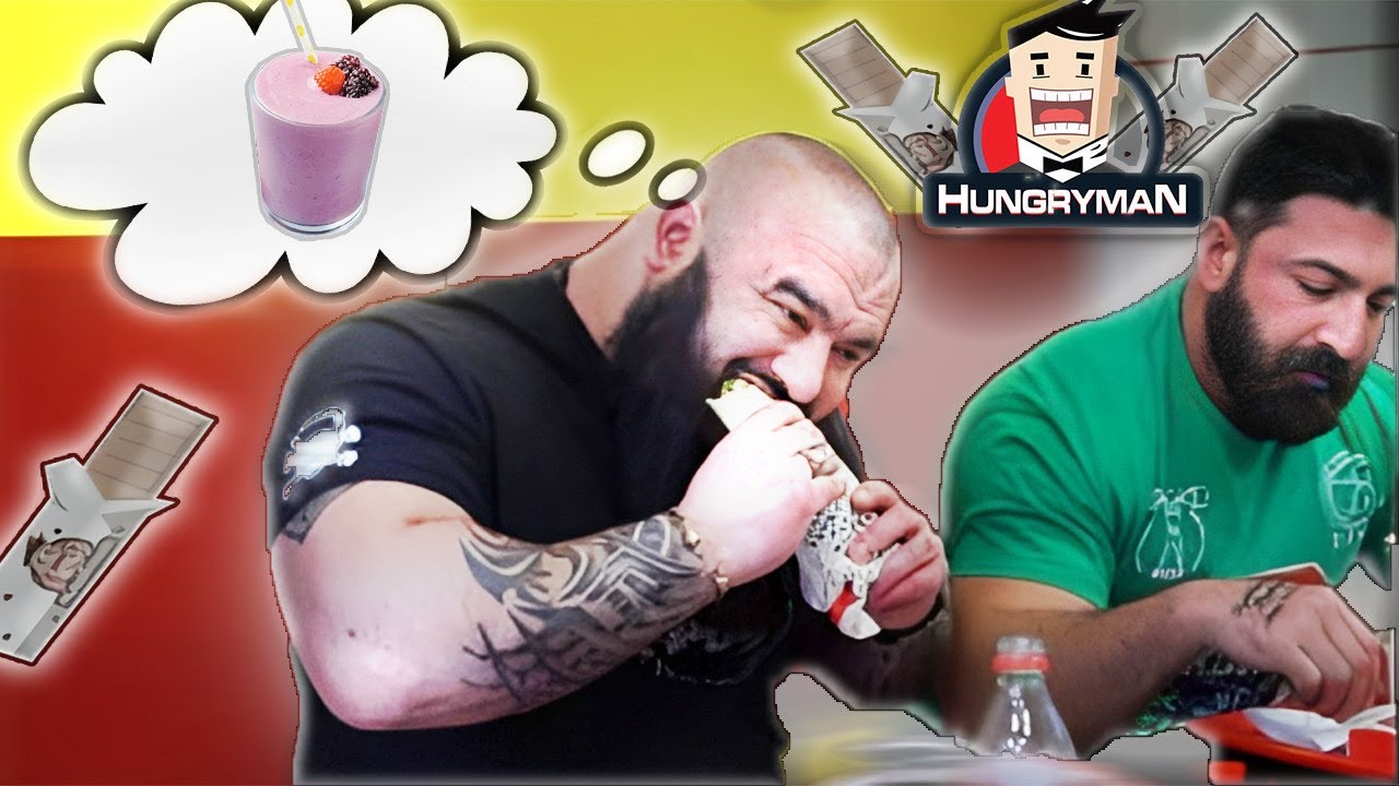 გოლიათები Hungryman-ის საშაურმეს დაეცნენ!!! - YouTube