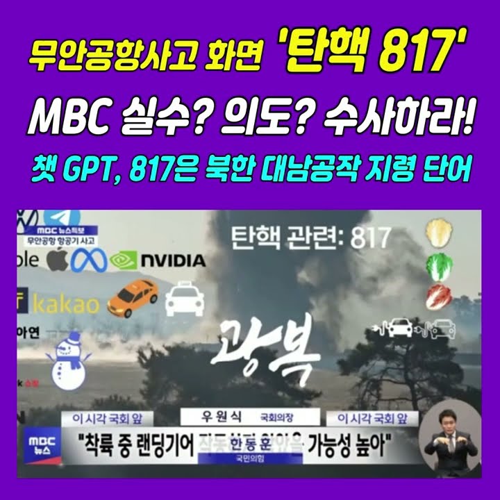 난국타개 7 #탄핵 #817 #북한 #대남공작 #지령 #무안공항 #비행기 #탄핵 #광복 #MBC #mbc - YouTube