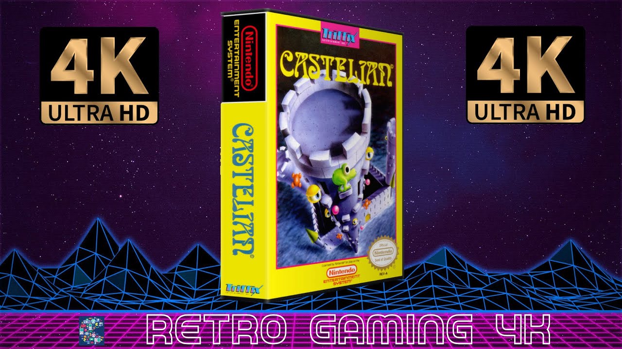 Castelian (1991) NES retro video game intro / demo 4K - YouTube