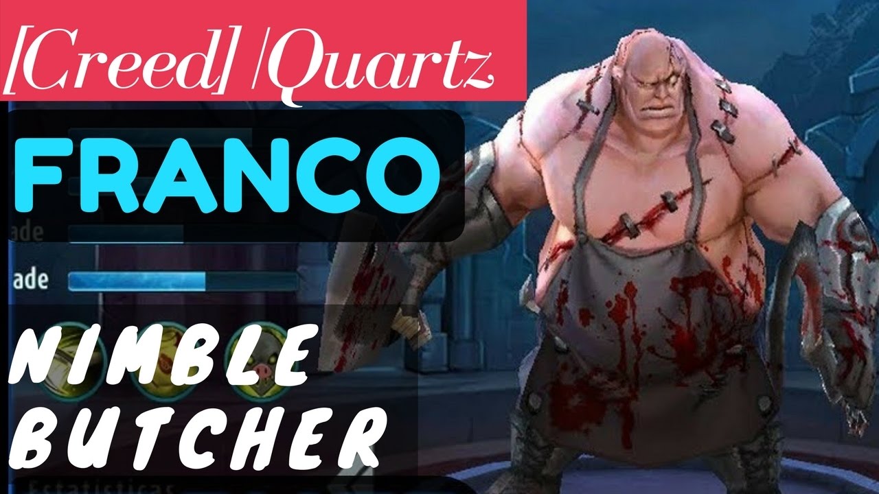 [Rank 1 Franco #1] Franco Gameplay and build By [Creed] |Quartz Mobile ...