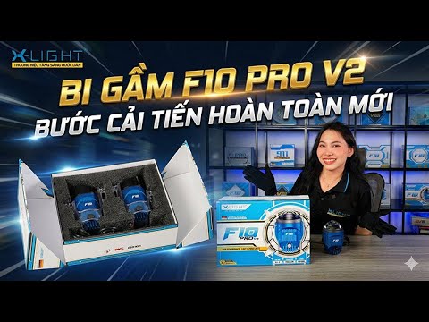 💥 BI GẦM X-LIGHT F10 PRO V2 - CHỦ ĐỘNG ÁNH SÁNG, LÀM CHỦ ĐÊM MƯA 💥 ...