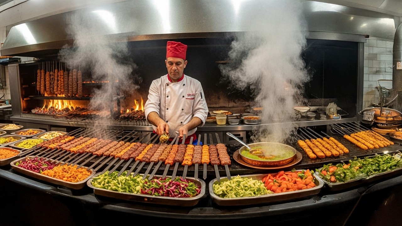 The Kebab Rush Is Unreal! Full Service, Full Turkish Grill - Turkish ...