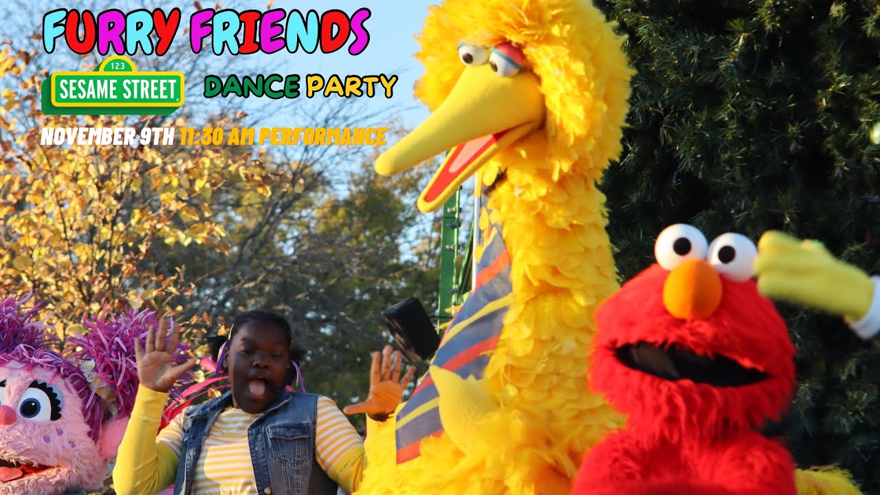 Furry Friends Sesame Street Day Dance Party | Sesame Place Philadelphia ...